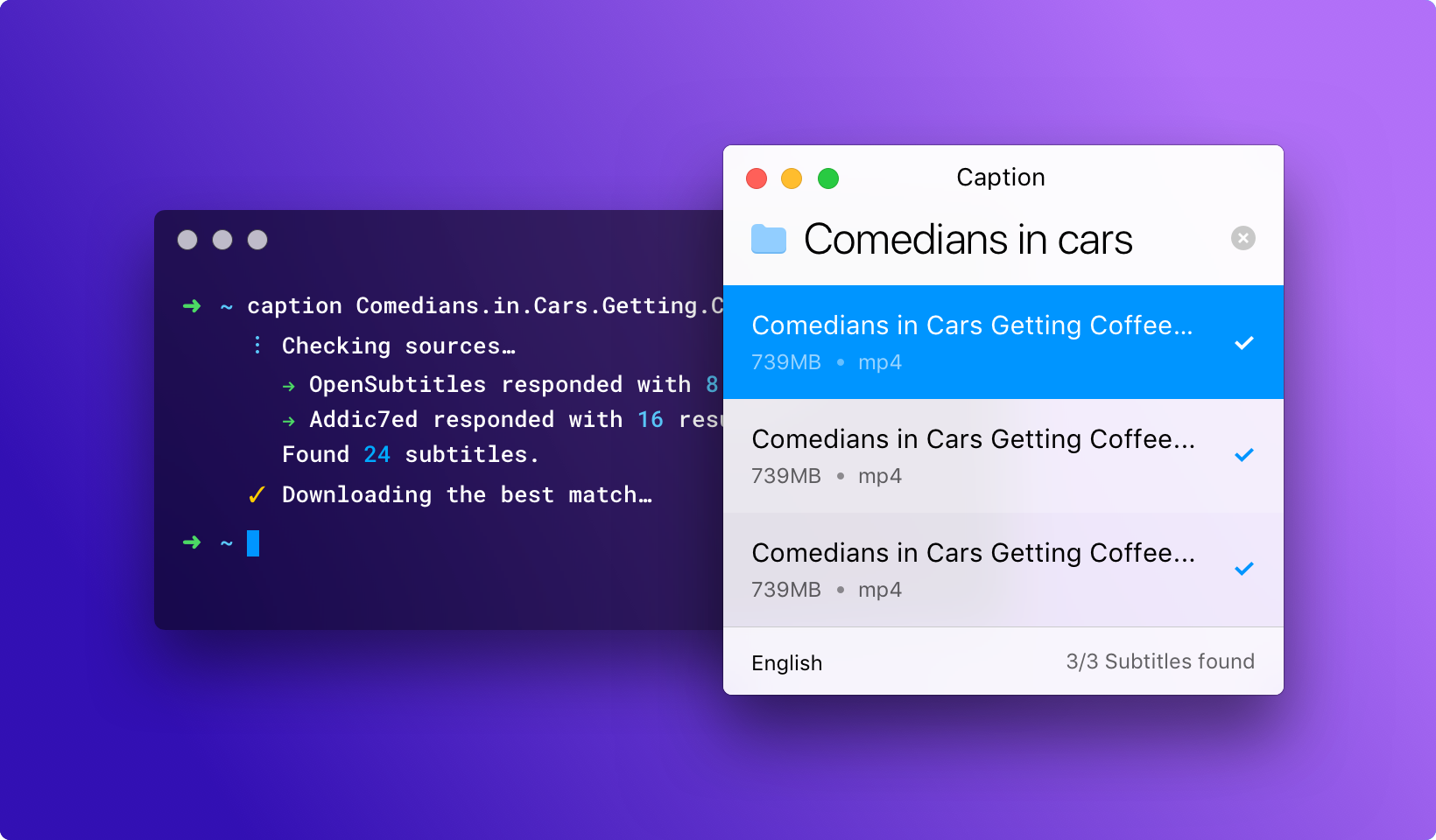 Github Gielcobbencaption Core Caption Core Acts As An Abstraction Layer For Captions Core